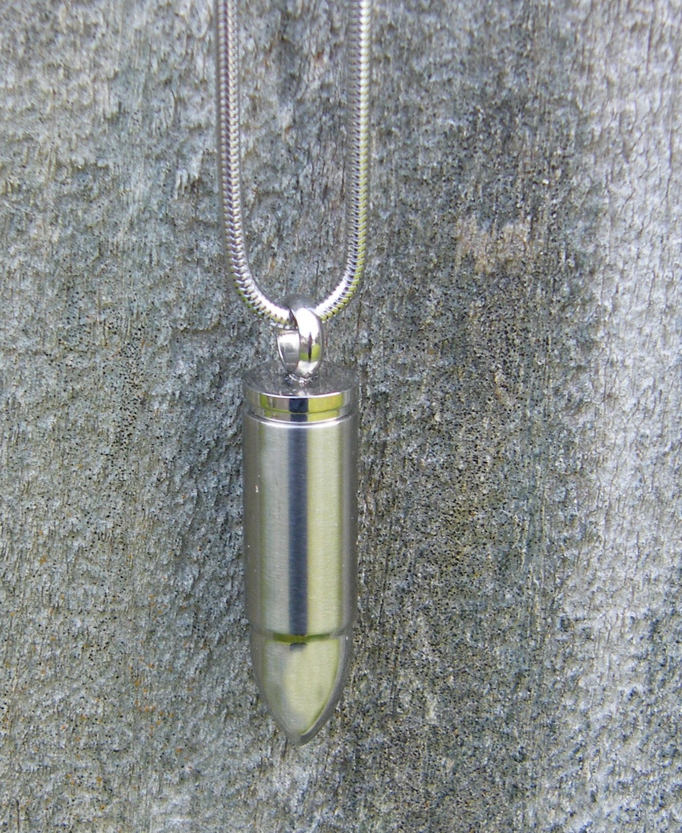 Small Silver Bullet - My Angel Cremation Jewellery & Urns
