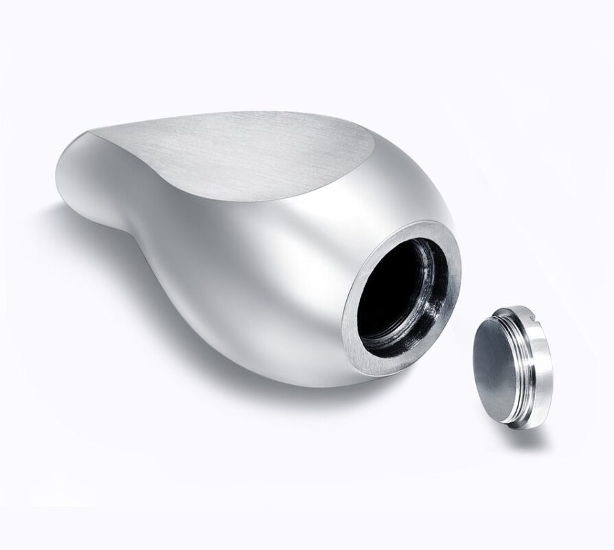 Silver Flame Mini Urn - My Angel Cremation Jewellery & Urns